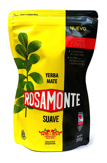 Yerba Mate Rosamonte Suave zipper 500 g | Yerbamarket.com