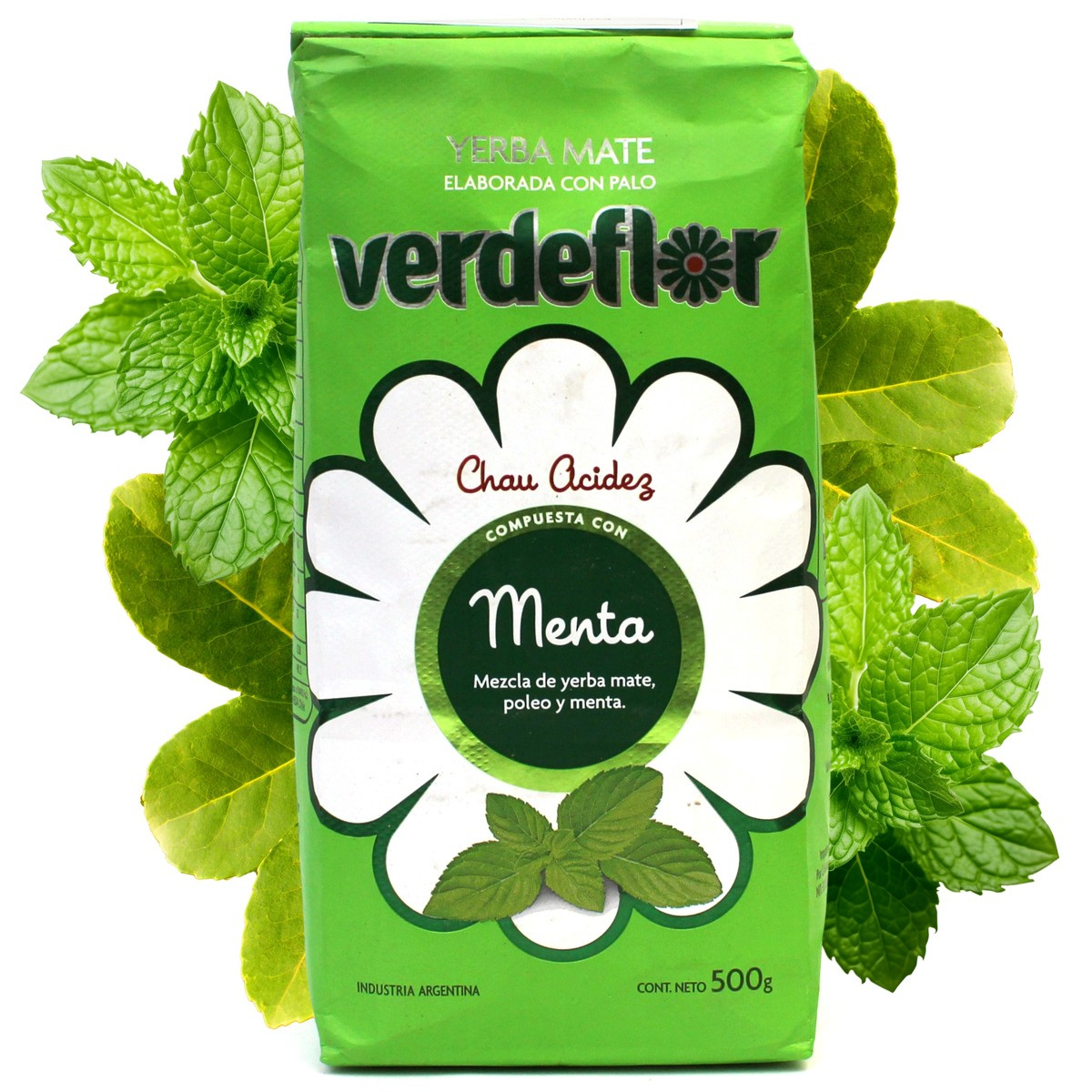 Zestaw yerba mate Verdeflor Menta Boldo 2x 500g - 1kg | Yerbamarket.com