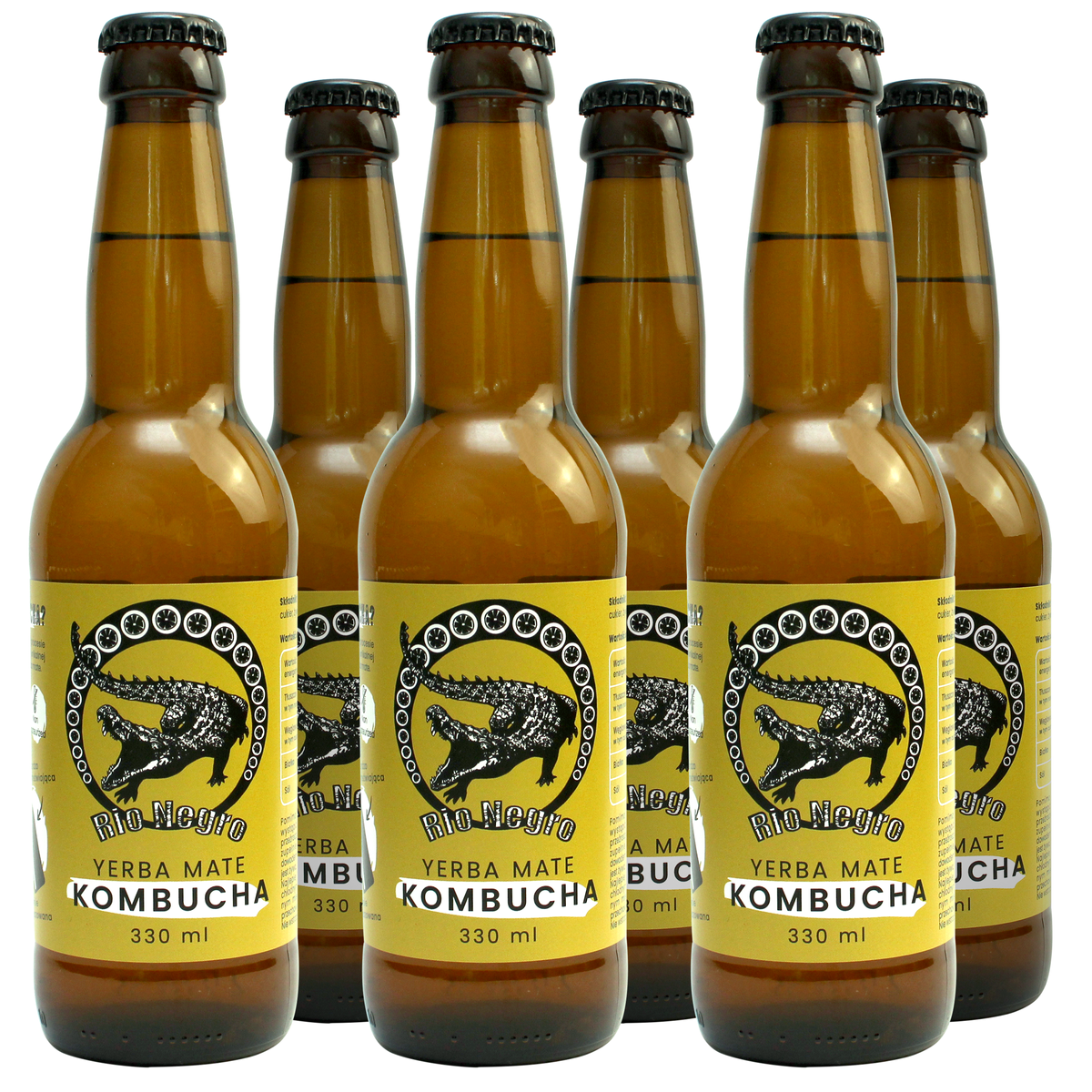 Kombucha Rio Negro Natura Mocna Yerba mate 330ml x6 (karton ...
