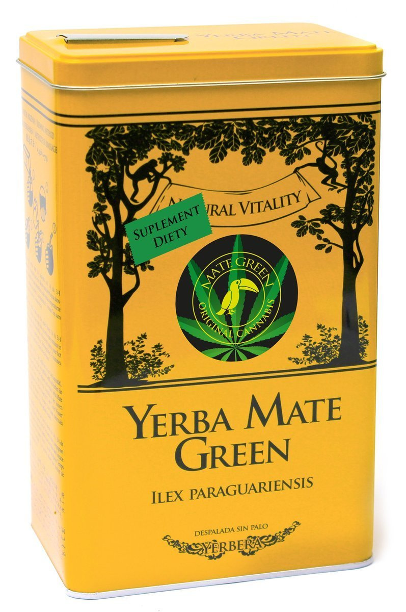 Yerba Mate Green Cannabis 500g w puszce 0,5kg | Yerbamarket.com