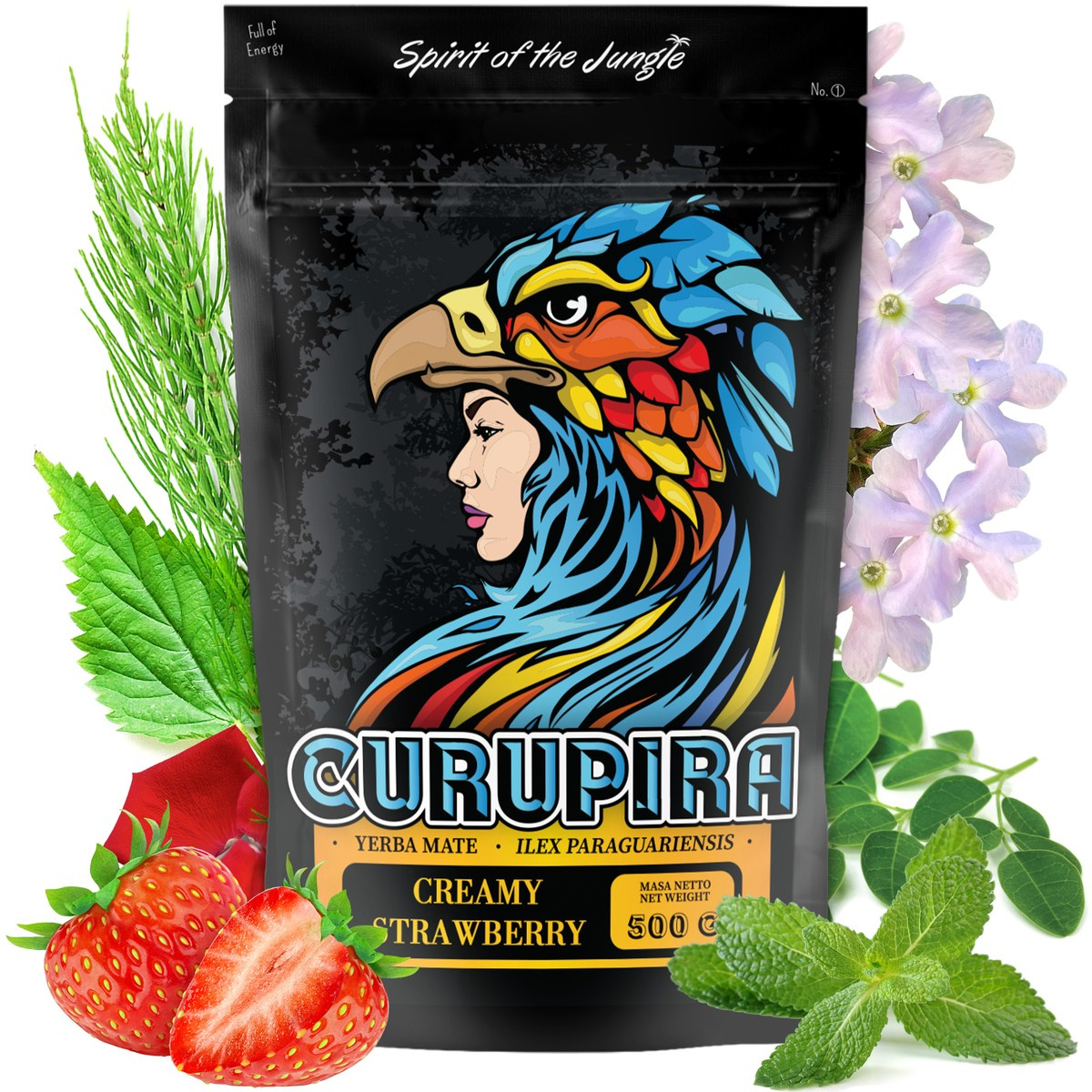 Yerba Mate Green Cannabis Absinth Truskawka 2x 500g | Yerbamarket.com