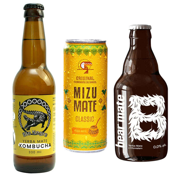 Yerba Mate Kombucha Piwo Energy Drink 12 sztuk | Yerbamarket.com