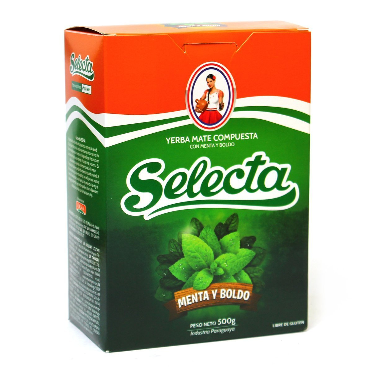 Yerba Mate Selecta Menta y Boldo 500 g | Yerbamarket.com