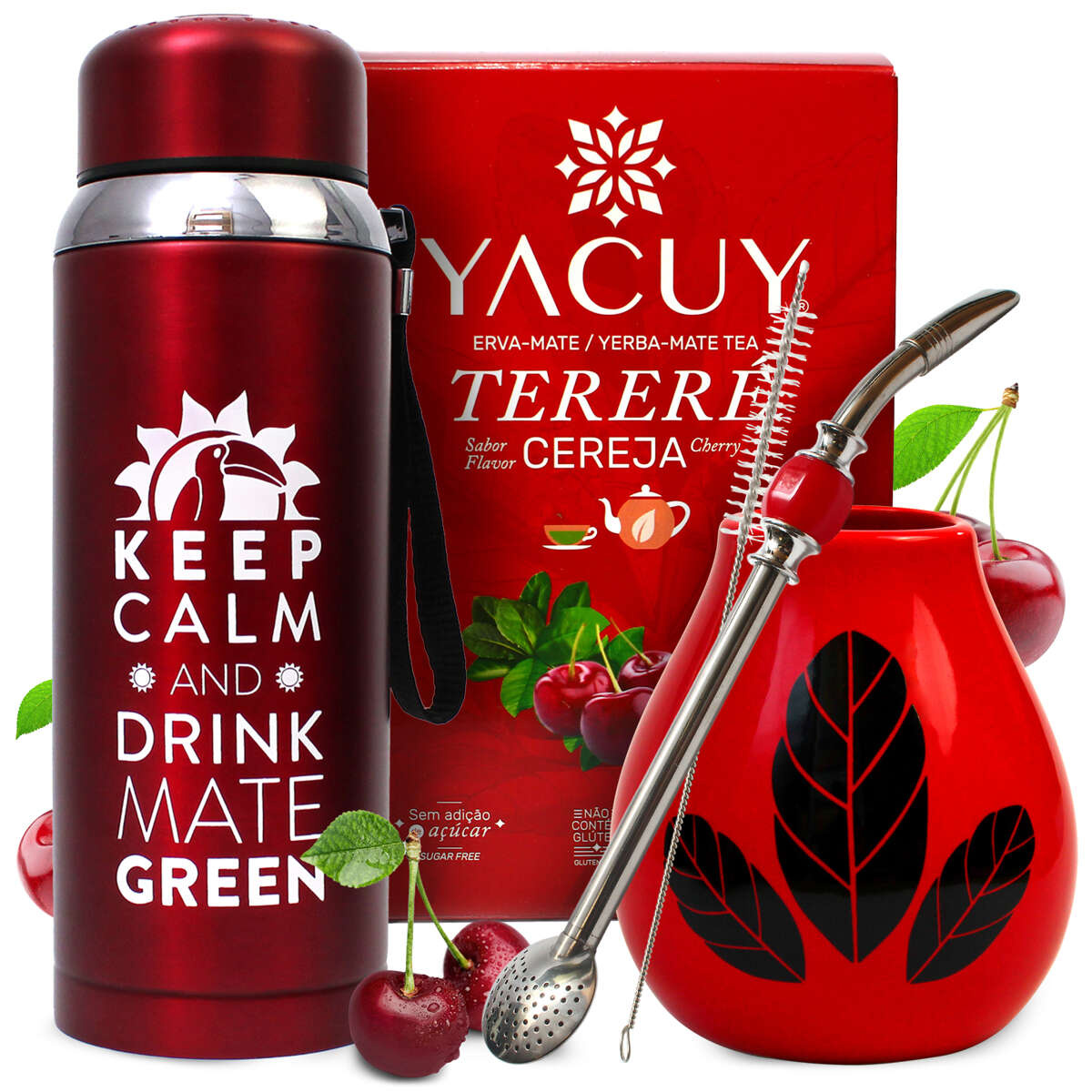 Yerbomos - matermo: bidon, termos, bombilla, matero do Yerba Mate